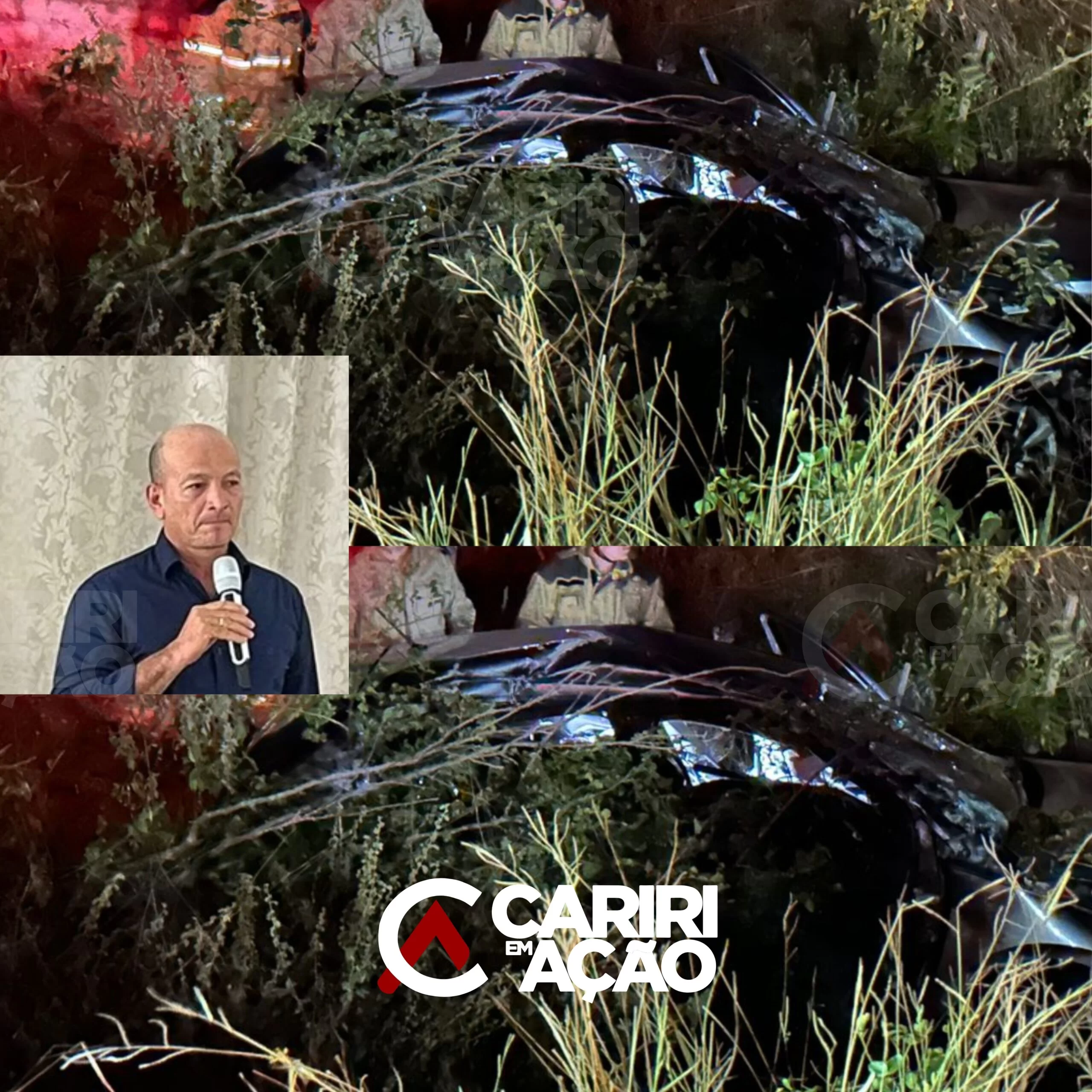 No Cariri: Presidente da Câmara Municipal da Prata morre em acidente na ...